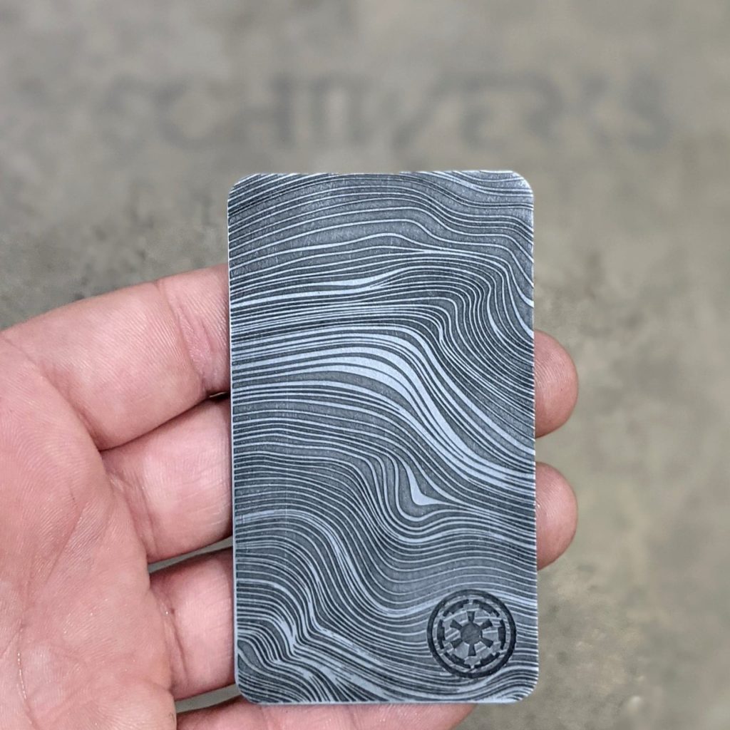 Beskar Steel Ingot | Aluminum | Laser Engraved | The Mandalorian