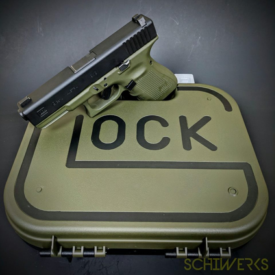 od green glock and box - Schiwerks