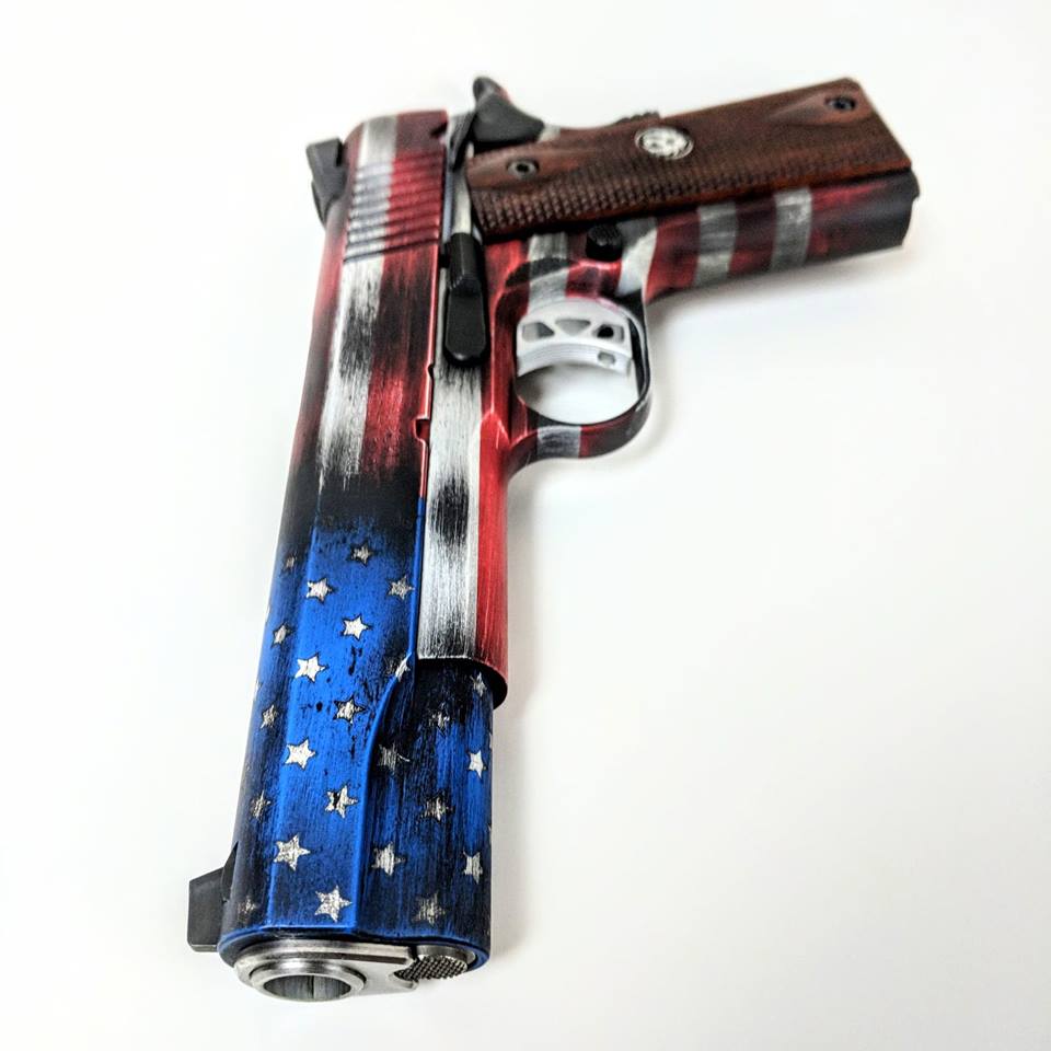 Cerakote Designs | Muliticam | Kryptek | American flag | Battleworn