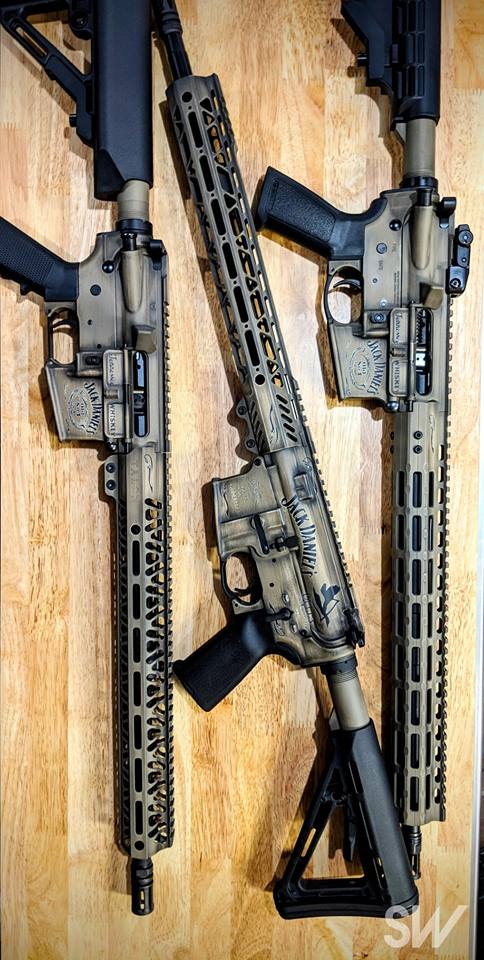 Cerakote Designs | Muliticam | Kryptek | American flag | Battleworn