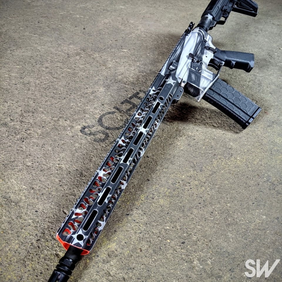 Cerakote Designs | Muliticam | Kryptek | American flag | Battleworn