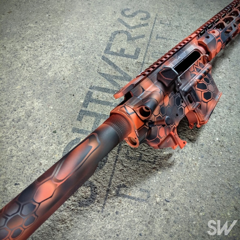 Cerakote Designs | Muliticam | Kryptek | American flag | Battleworn