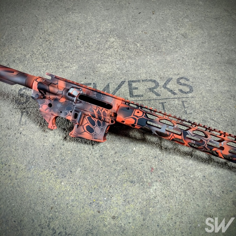 Cerakote Designs | Muliticam | Kryptek | American flag | Battleworn